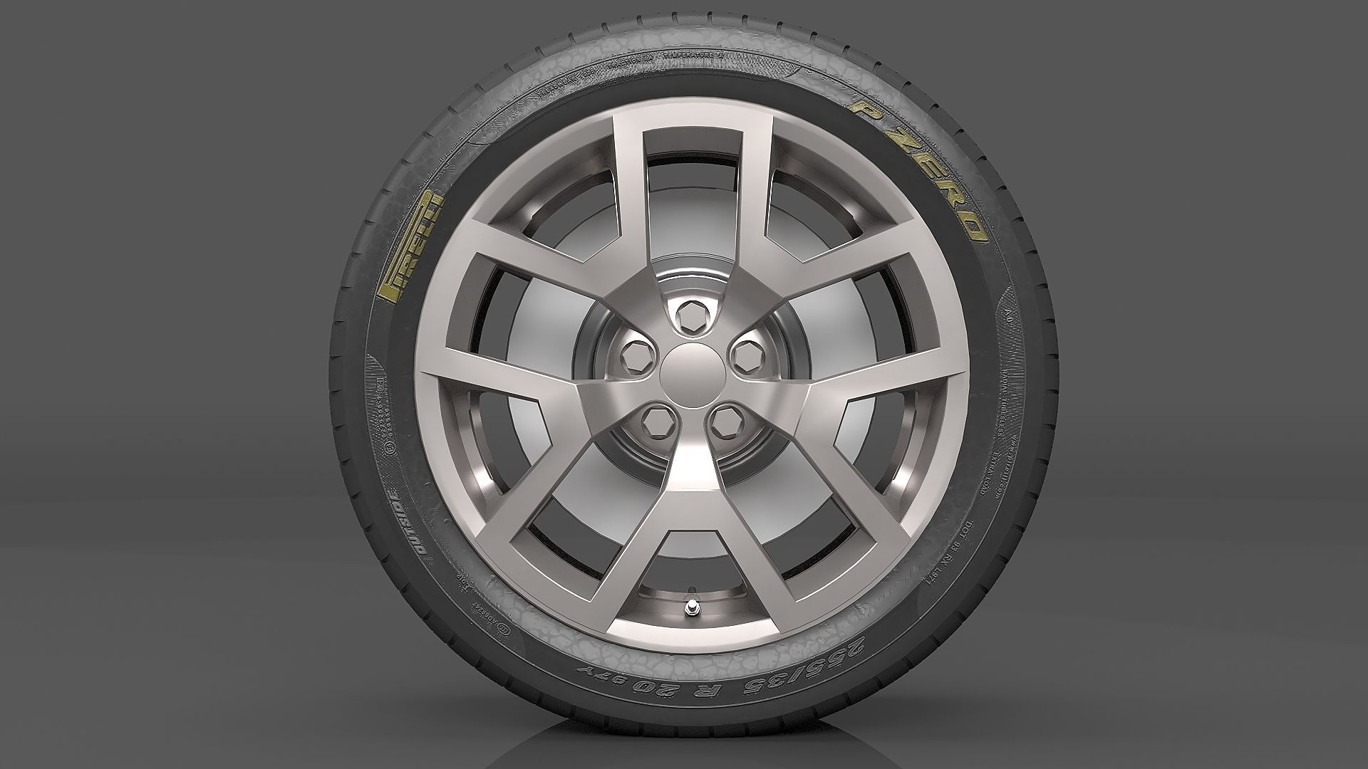 Realistic Wheel Tire 9 3D model | CGTrader