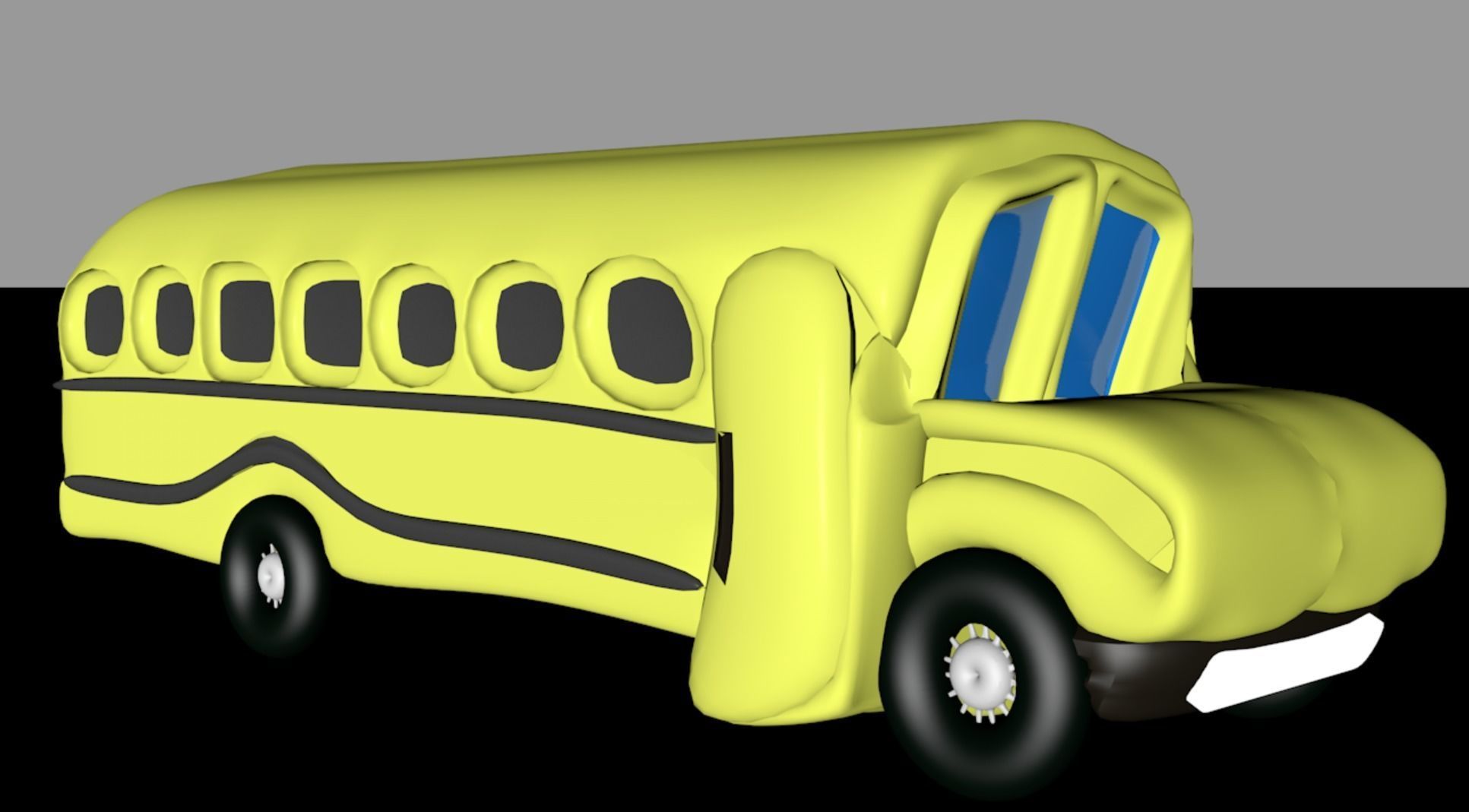 funny bus 3D model | CGTrader
