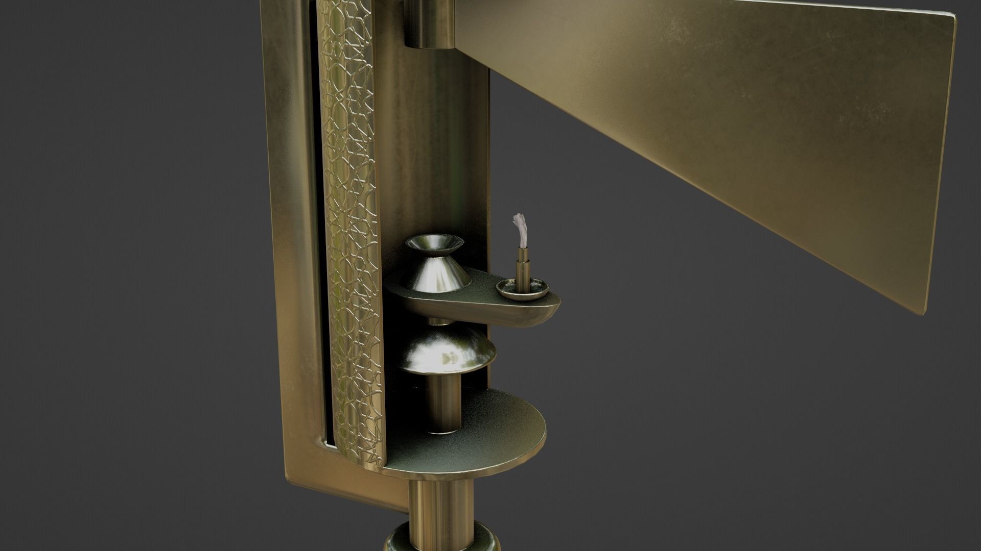 3D model Unlit Candle VR / AR / low-poly | CGTrader