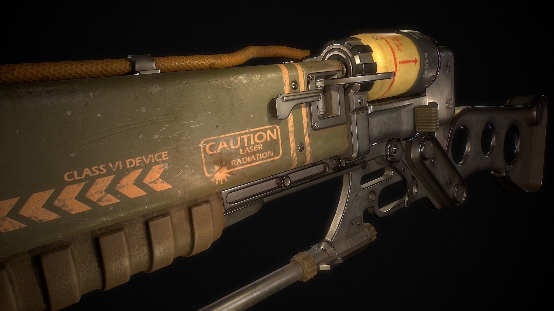 3D model Laser Rifle AER9 VR / AR / low-poly | CGTrader