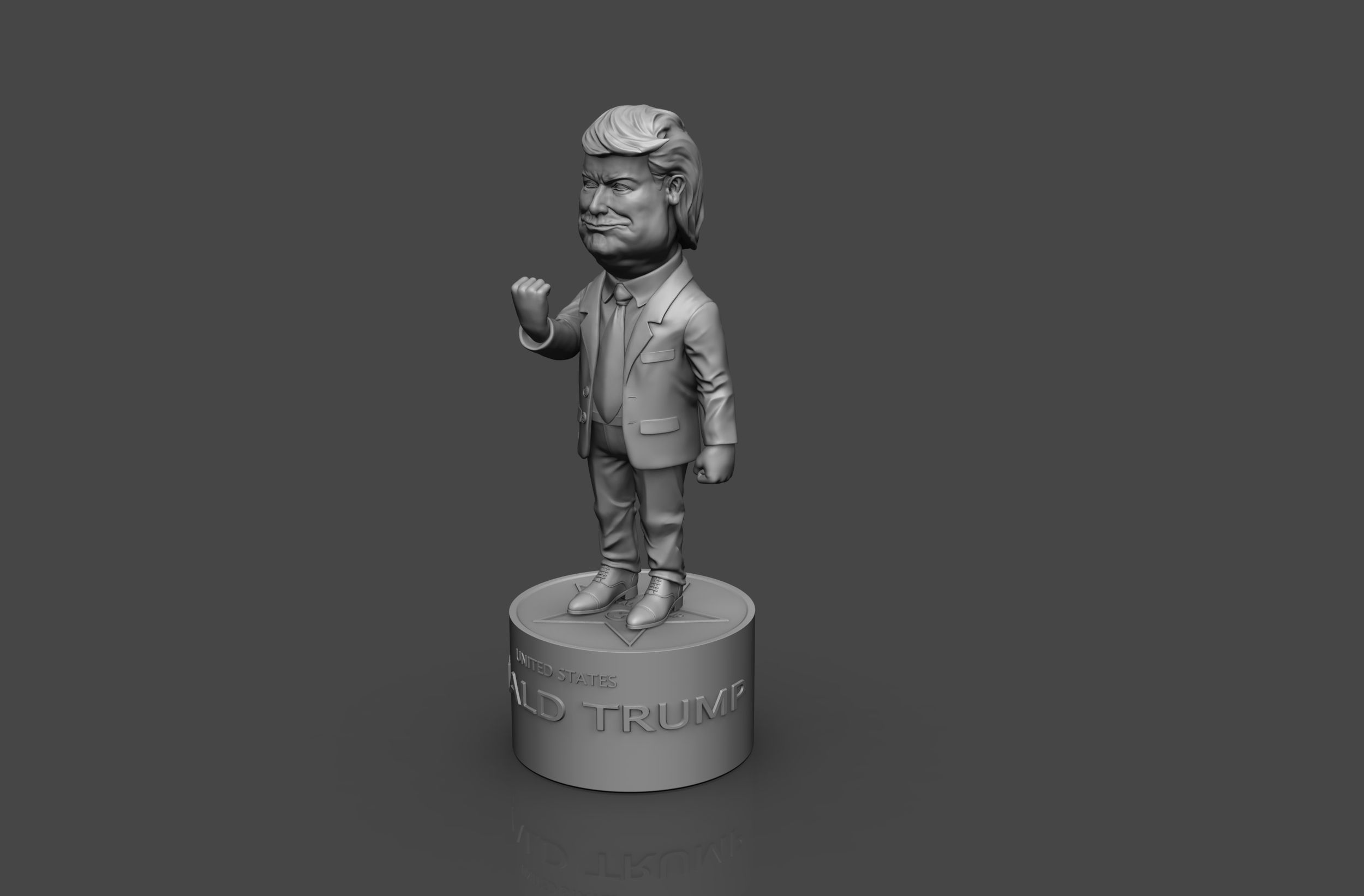 DONAL TRUMP - Print STL 3D model 3D printable | CGTrader