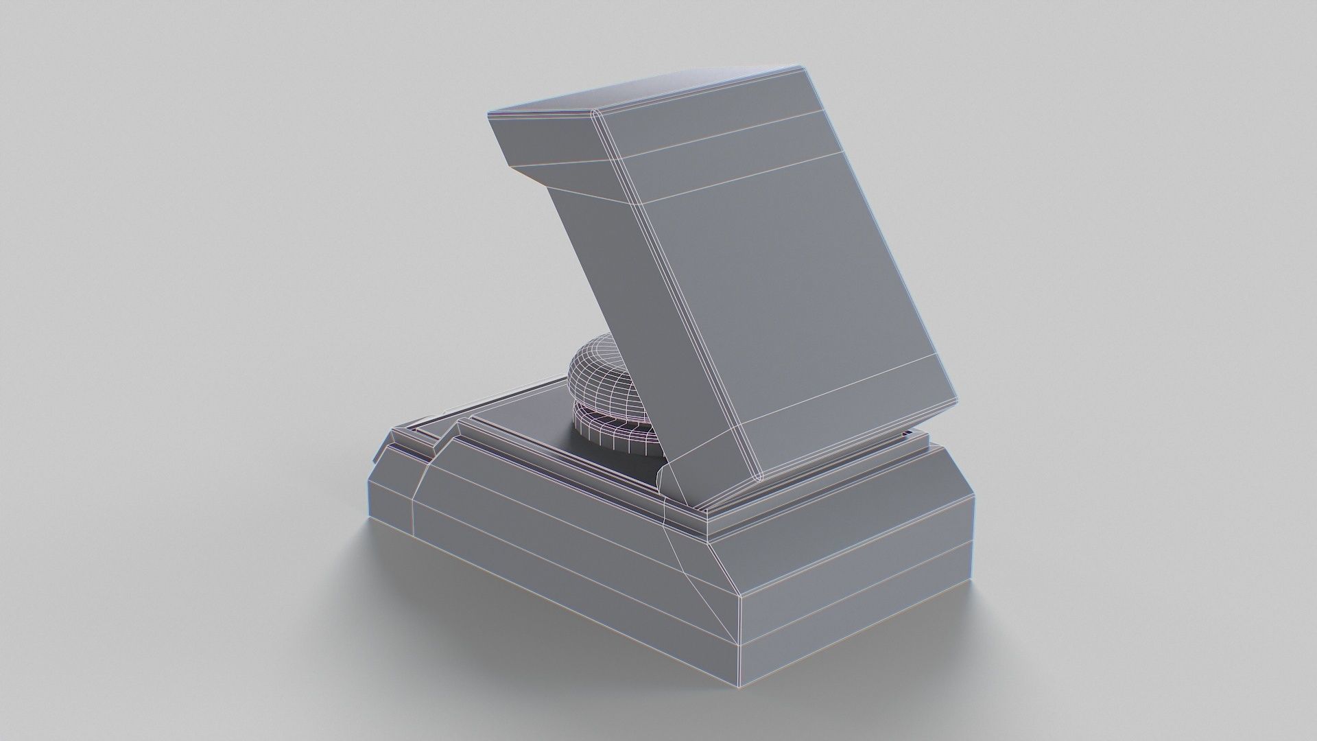 3D model Big Red Button For Stress Relief VR / AR / low-poly | CGTrader