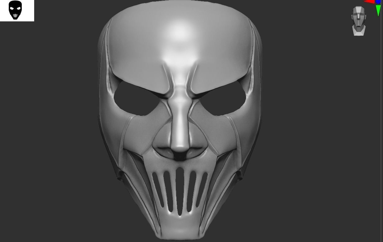 Mick Thomson slipknot mask 3D model 3D printable | CGTrader