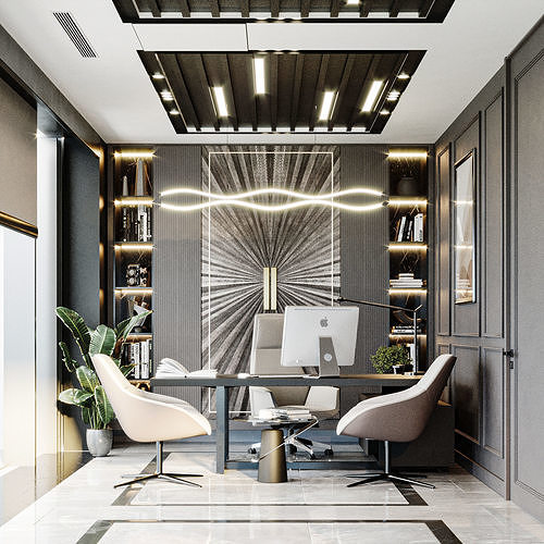 Modern Office 3D model | CGTrader