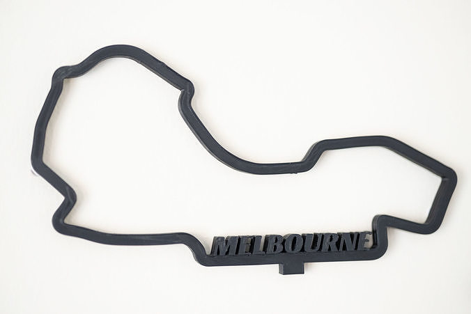 Melbourne F1 Racing Track 2023 3D model 3D printable | CGTrader
