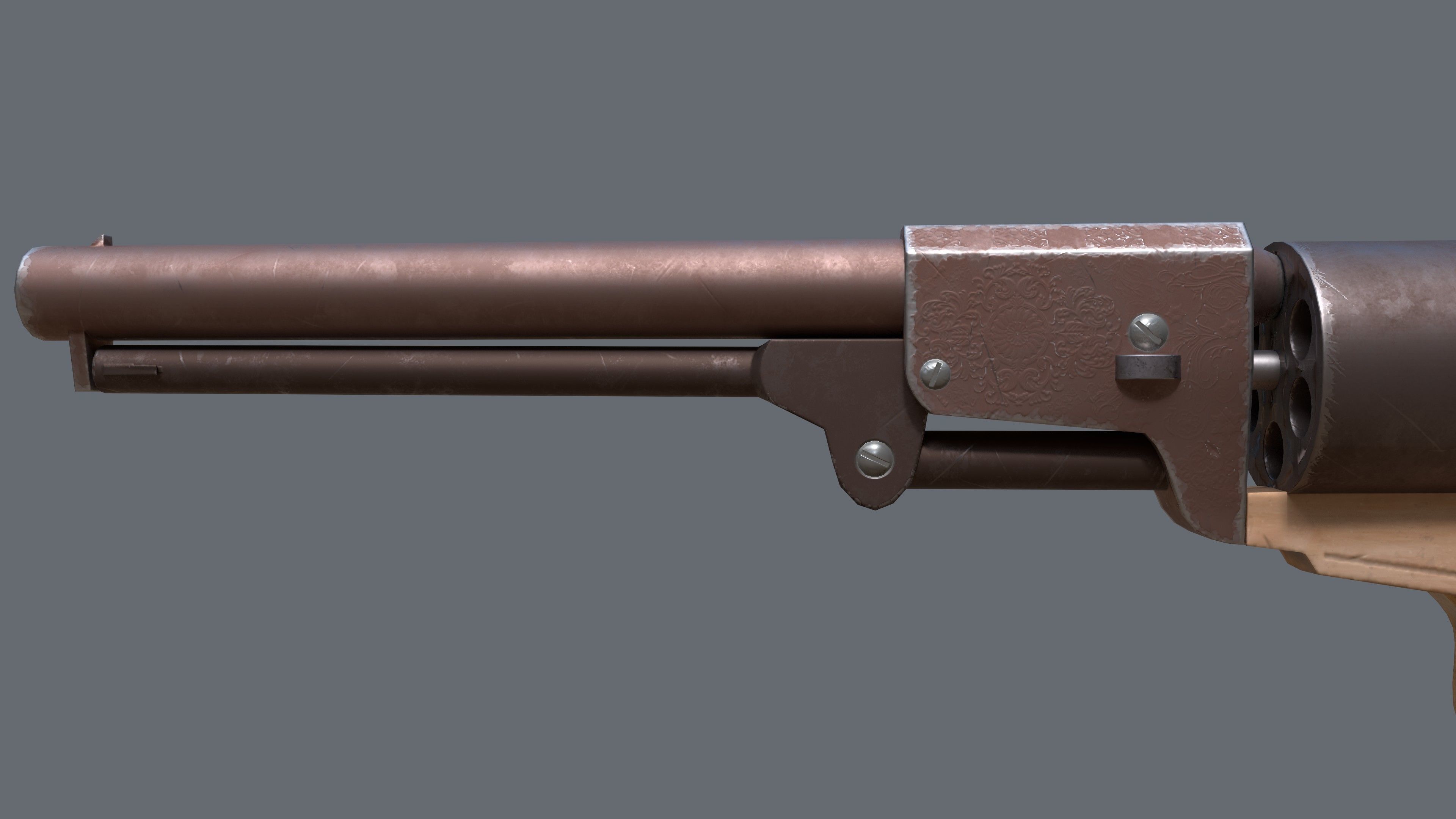 3D model Griswold and Gunnison Revolver VR / AR / low-poly | CGTrader