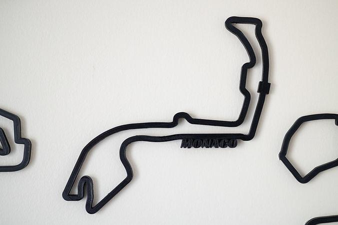 Monaco F1 Racing Track 2023 3D model 3D printable | CGTrader