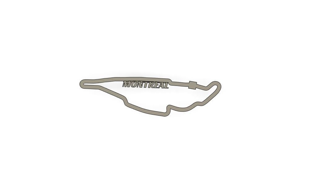 Montreal F1 Racing Track 2023 3D model 3D printable | CGTrader