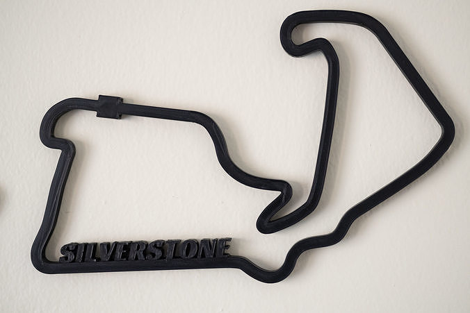 Silverstone F1 Racing Track 2023 3D model 3D printable | CGTrader