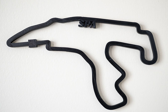 Spa F1 Racing Track 2023 3D model 3D printable | CGTrader