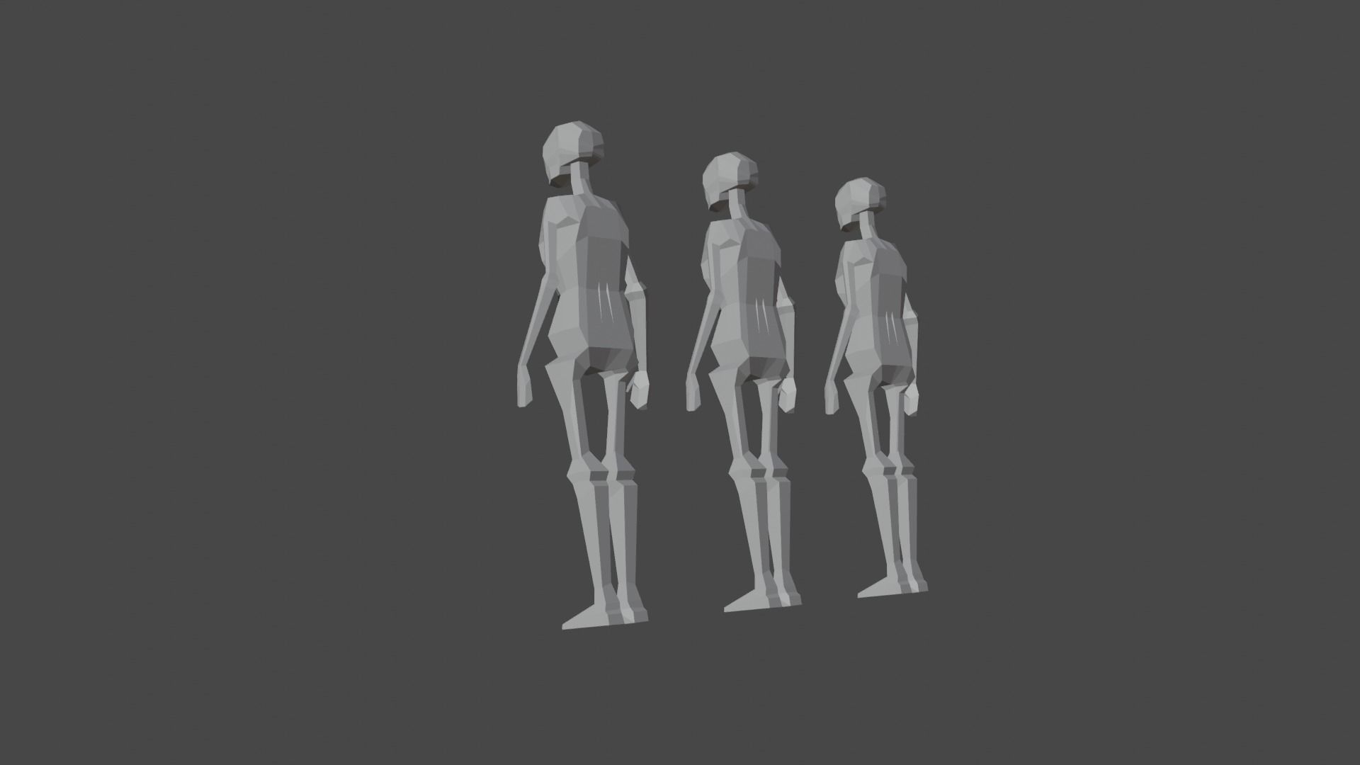 3D model PS1 Style Lowpoly SKELETON VR / AR / low-poly | CGTrader