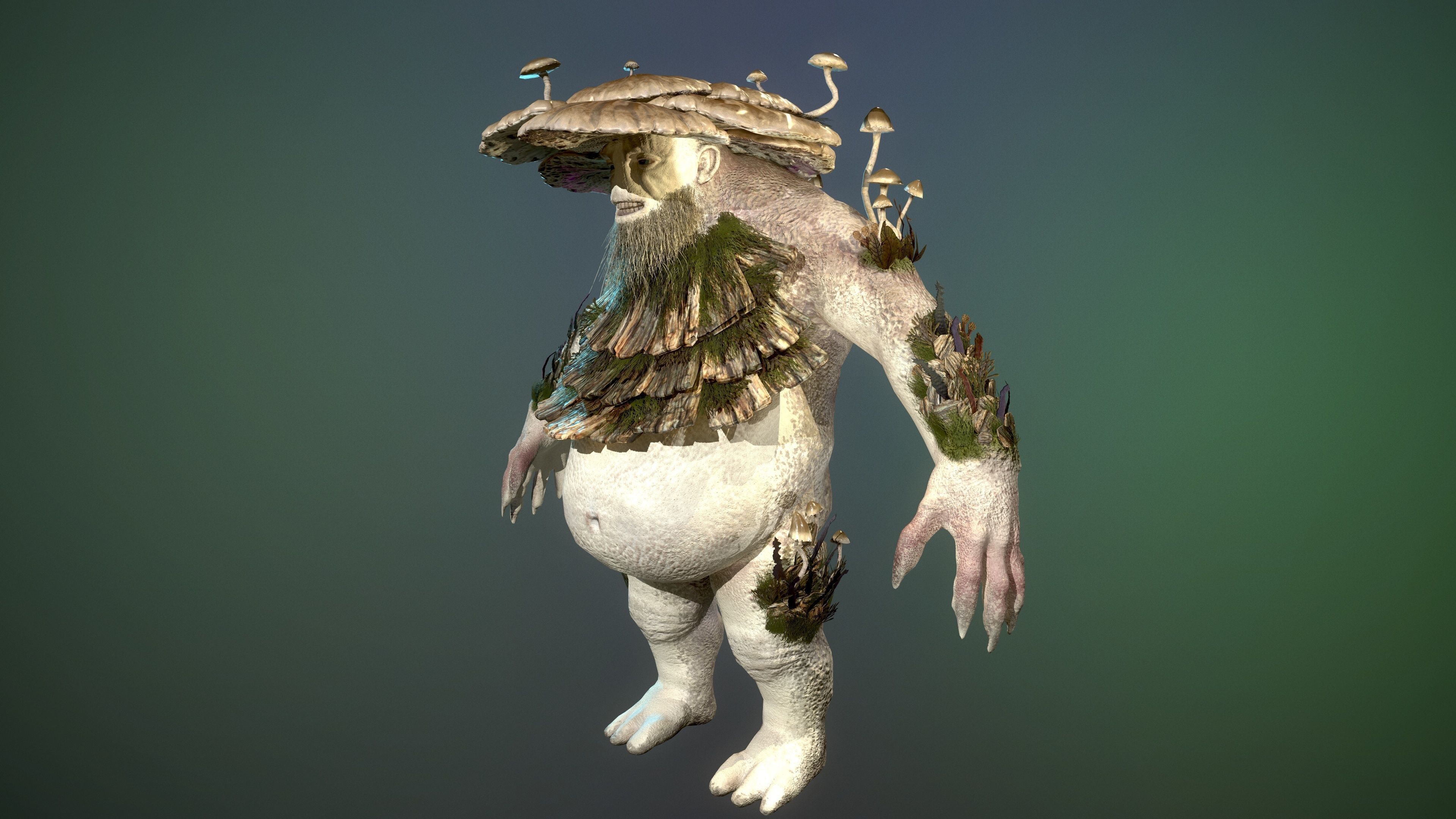 3D model Forest Golem VR / AR / low-poly | CGTrader