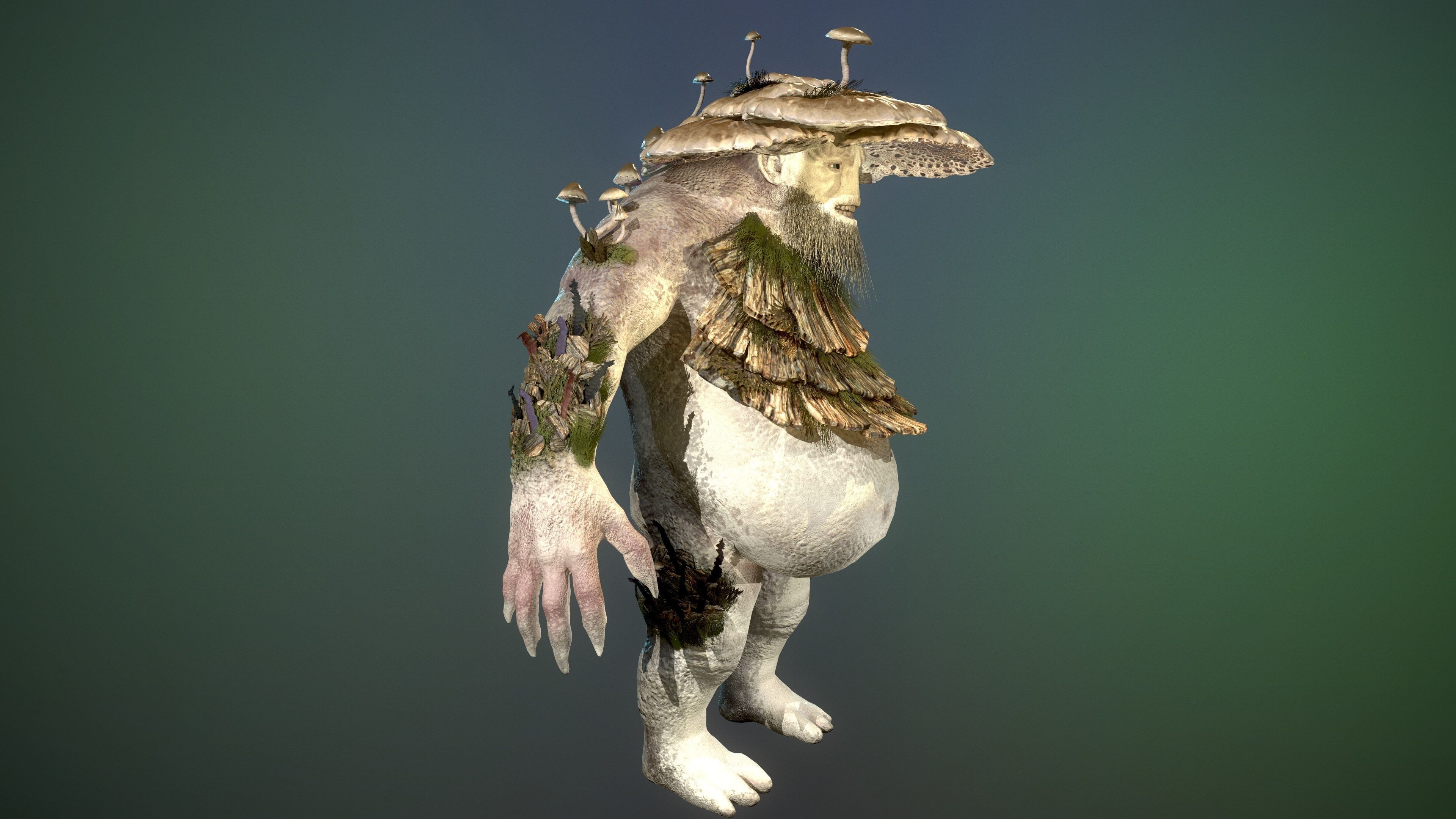 3D model Forest Golem VR / AR / low-poly | CGTrader