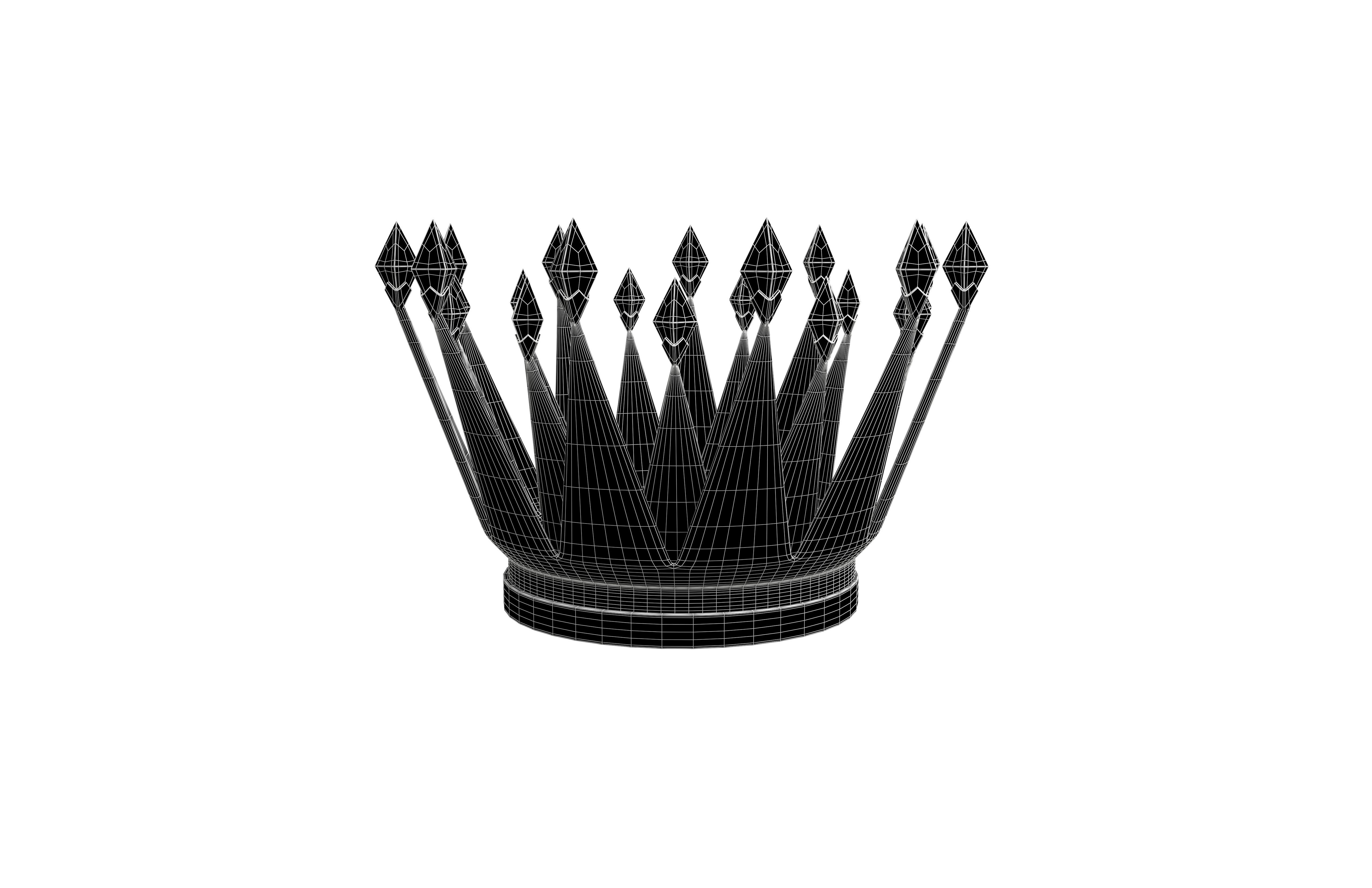3D model Crown v6 001 VR / AR / low-poly | CGTrader