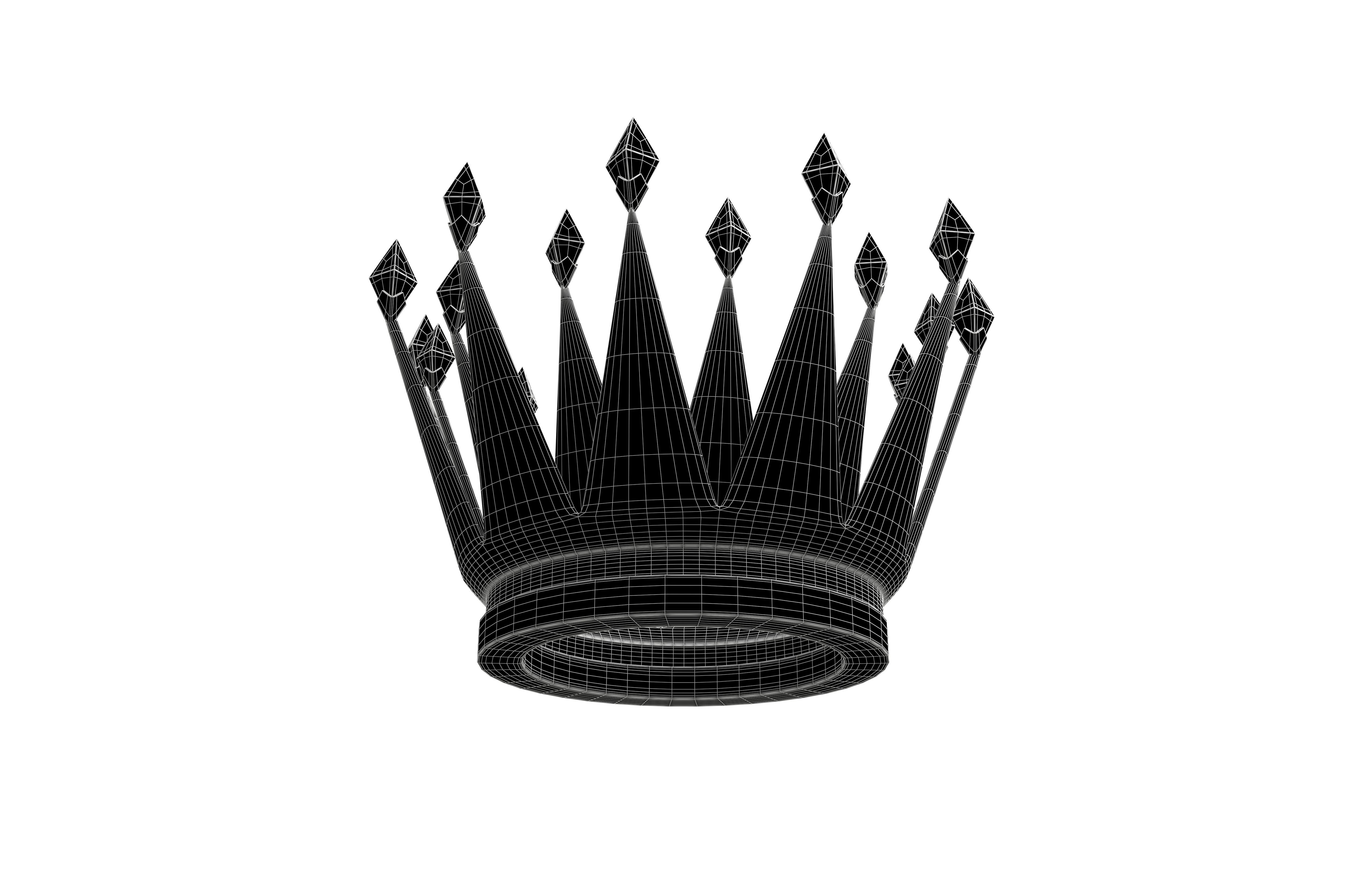 3D model Crown v6 002 VR / AR / low-poly | CGTrader
