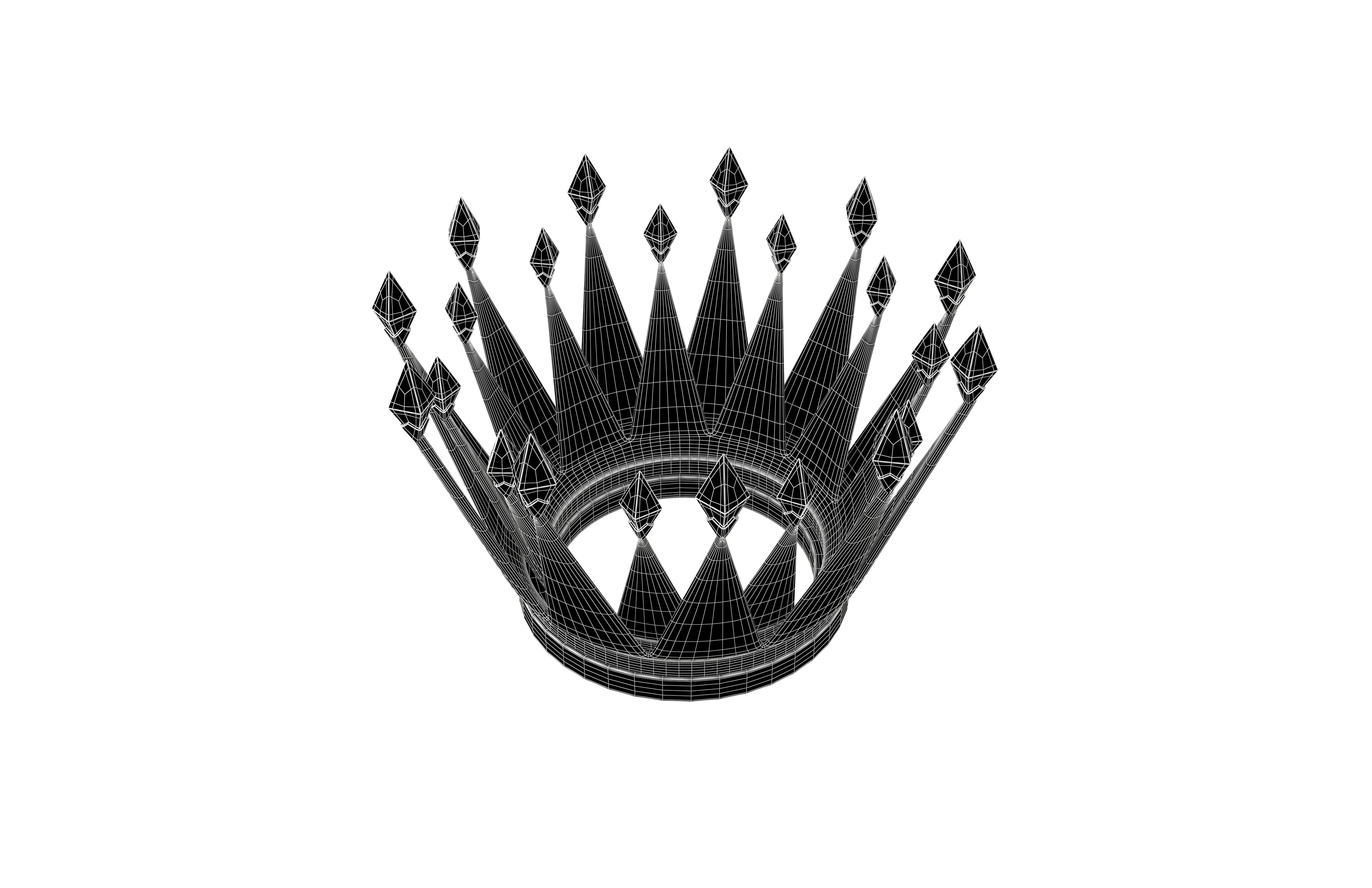 3D model Crown v6 002 VR / AR / low-poly | CGTrader