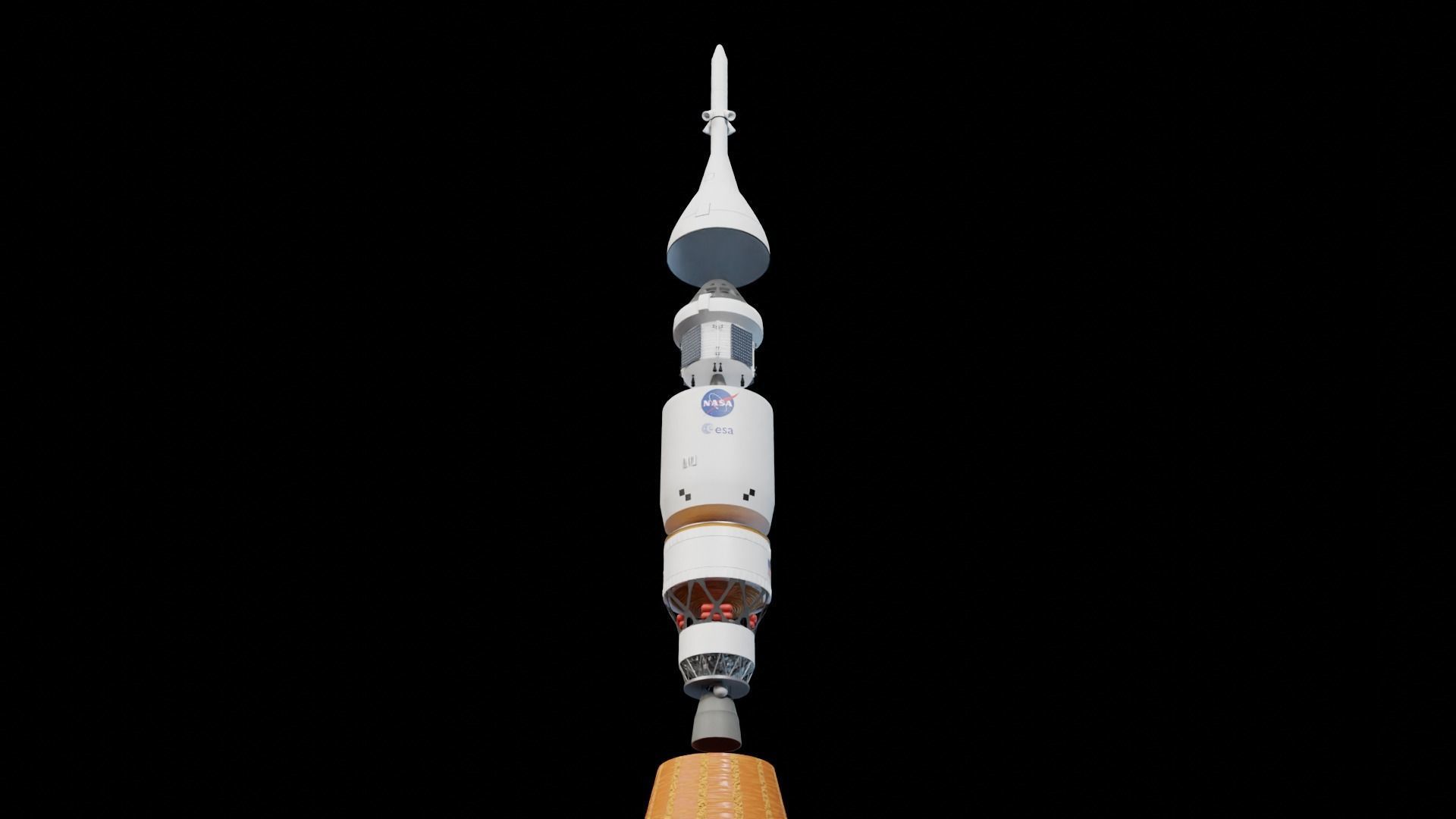 Artemis Rocket Family - SLS Block 1 and 1B 3D model | CGTrader