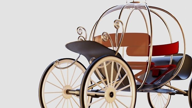 Wedding Princess Fantasy Carriage Vehicle Kutsche Hochzeit 3D model ...