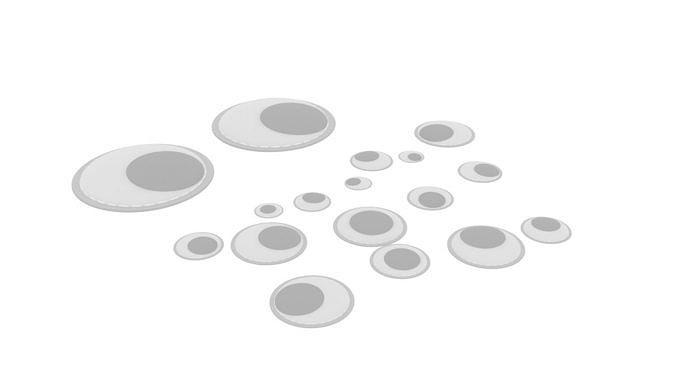 Google Eyes Set 3D model | CGTrader