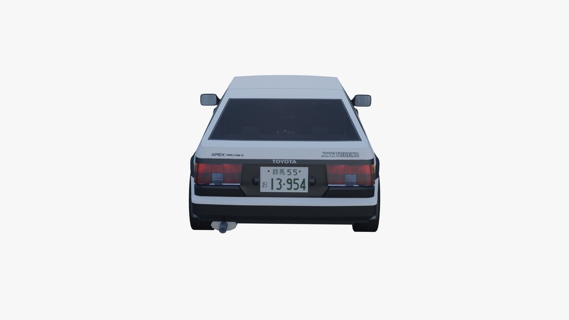 3D model TOYOTA AE86 Trueno VR / AR / low-poly | CGTrader