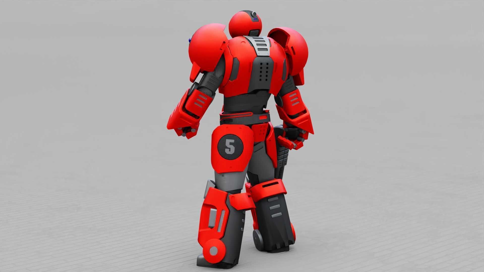 EXOSKELETON SOLDIER TROMOS RIGGED 3D model rigged | CGTrader