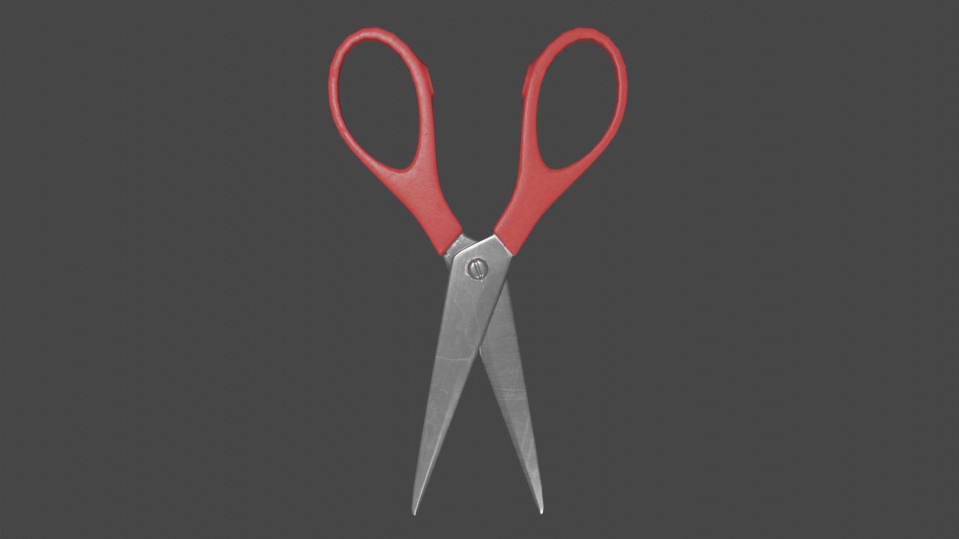3D model Rigged School Scissor VR / AR / low-poly | CGTrader