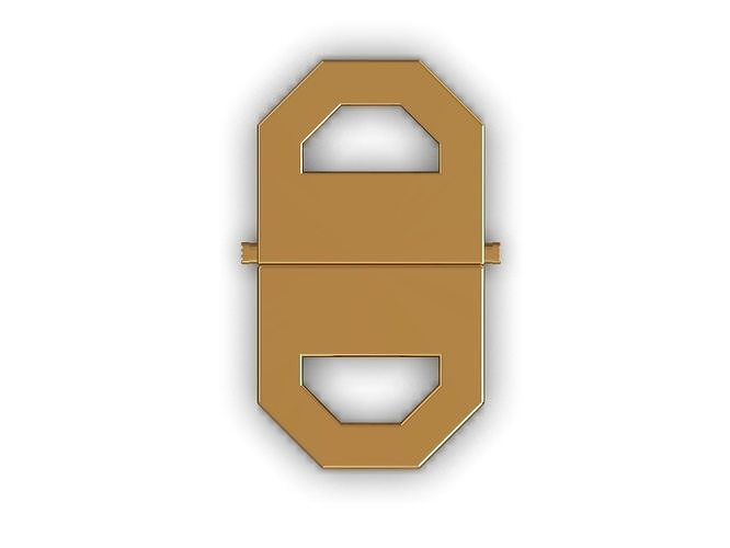 2 Box clasp 3D print model 3D model 3D printable | CGTrader