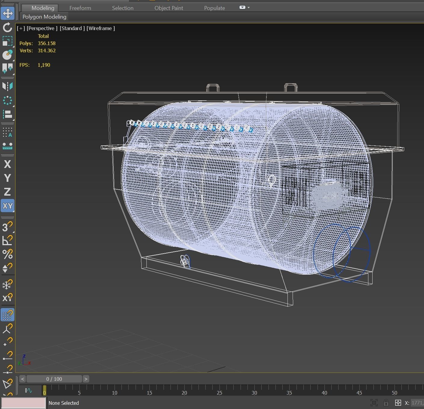 ROTARY DRUM FILTER 3D model | CGTrader