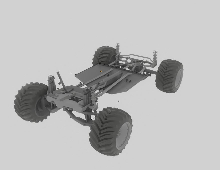 chassis free 3D model | CGTrader