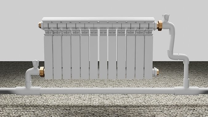 3D model steam heating VR / AR / low-poly | CGTrader