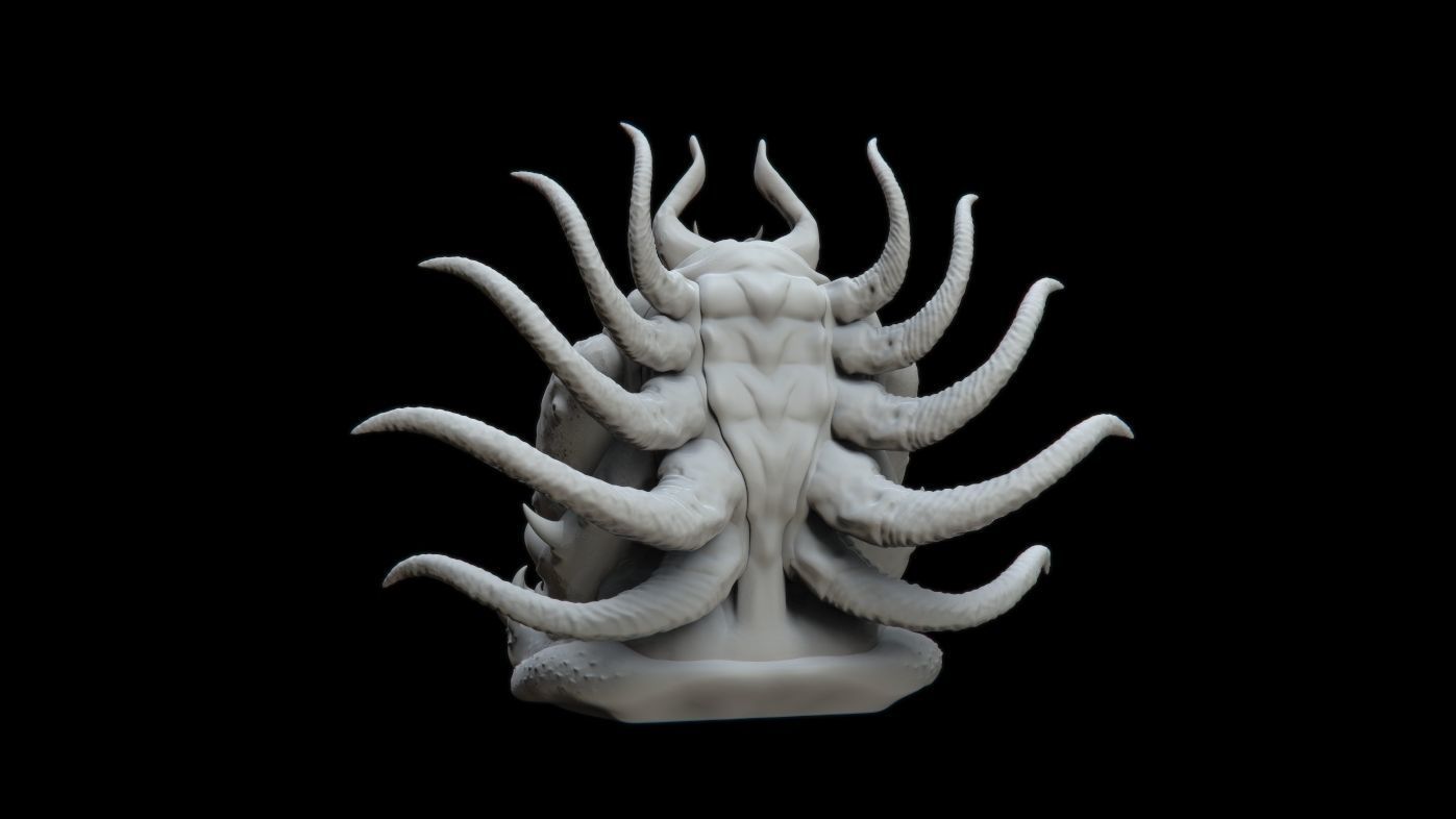 Demoness demon statue 3D model 3D printable | CGTrader