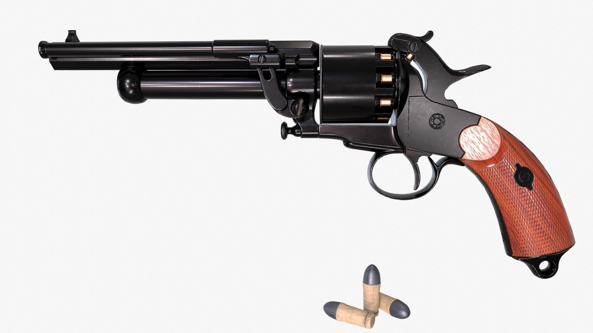 3D model LeMat revolver VR / AR / low-poly | CGTrader