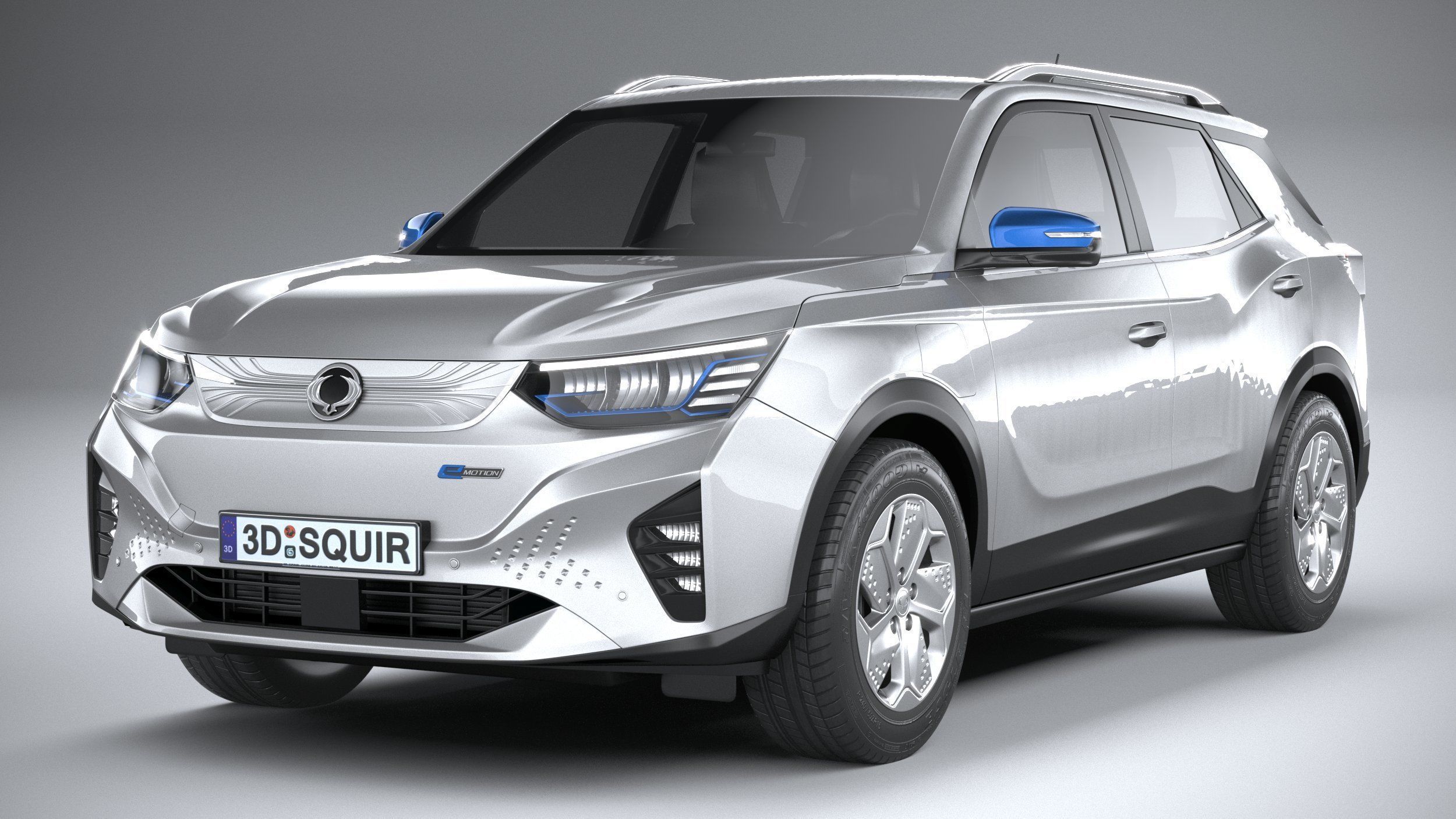 Ssangyong Korando EMotion 2023 3D model | CGTrader