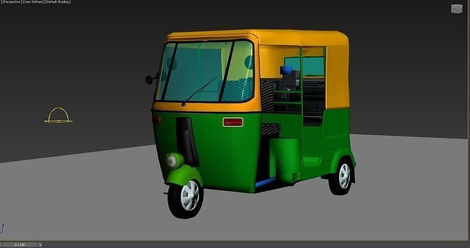Indian auto rickshaw 3D model | CGTrader