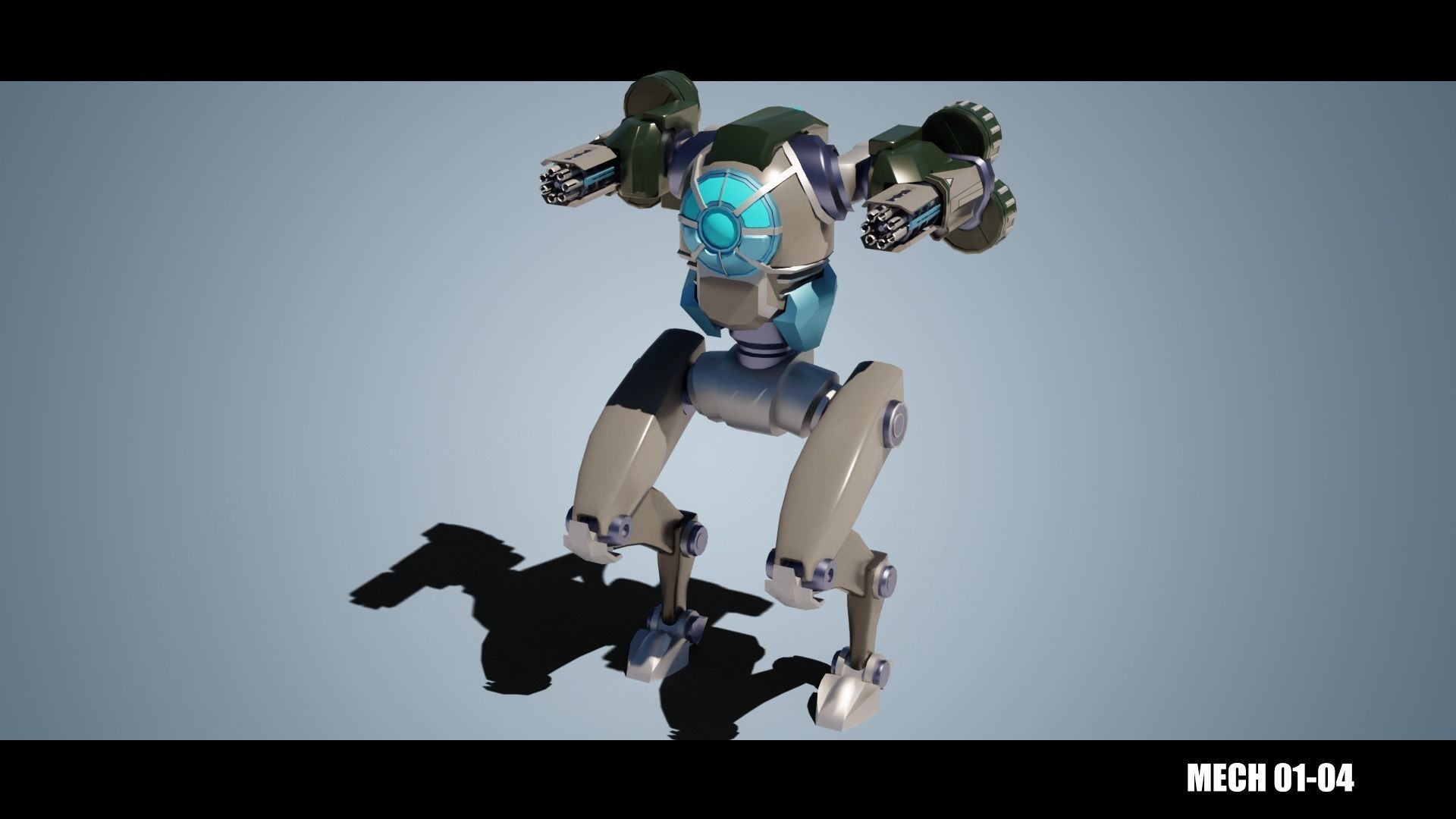 3D model MECH 01-04 VR / AR / low-poly | CGTrader