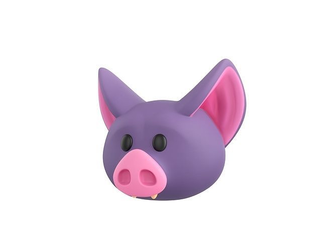 Prop174 Bat Head 3D model | CGTrader