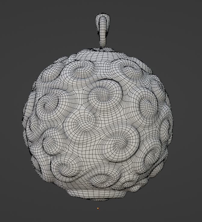 3D model gomu gomu or gum gum Devil fruit from One piece VR / AR / low ...