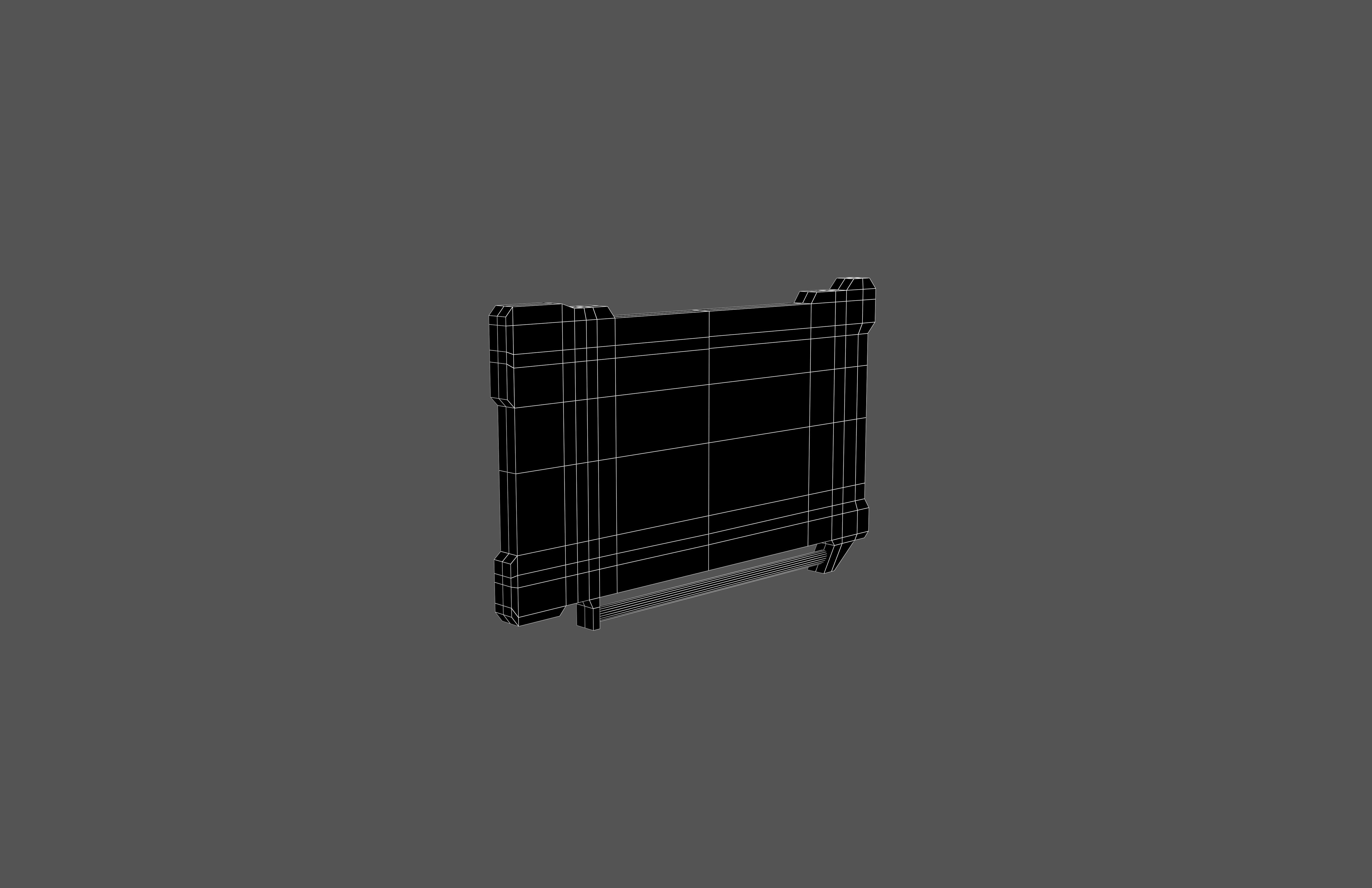 3D model UHD High tech Graphical Interface v4 001 VR / AR / low-poly ...