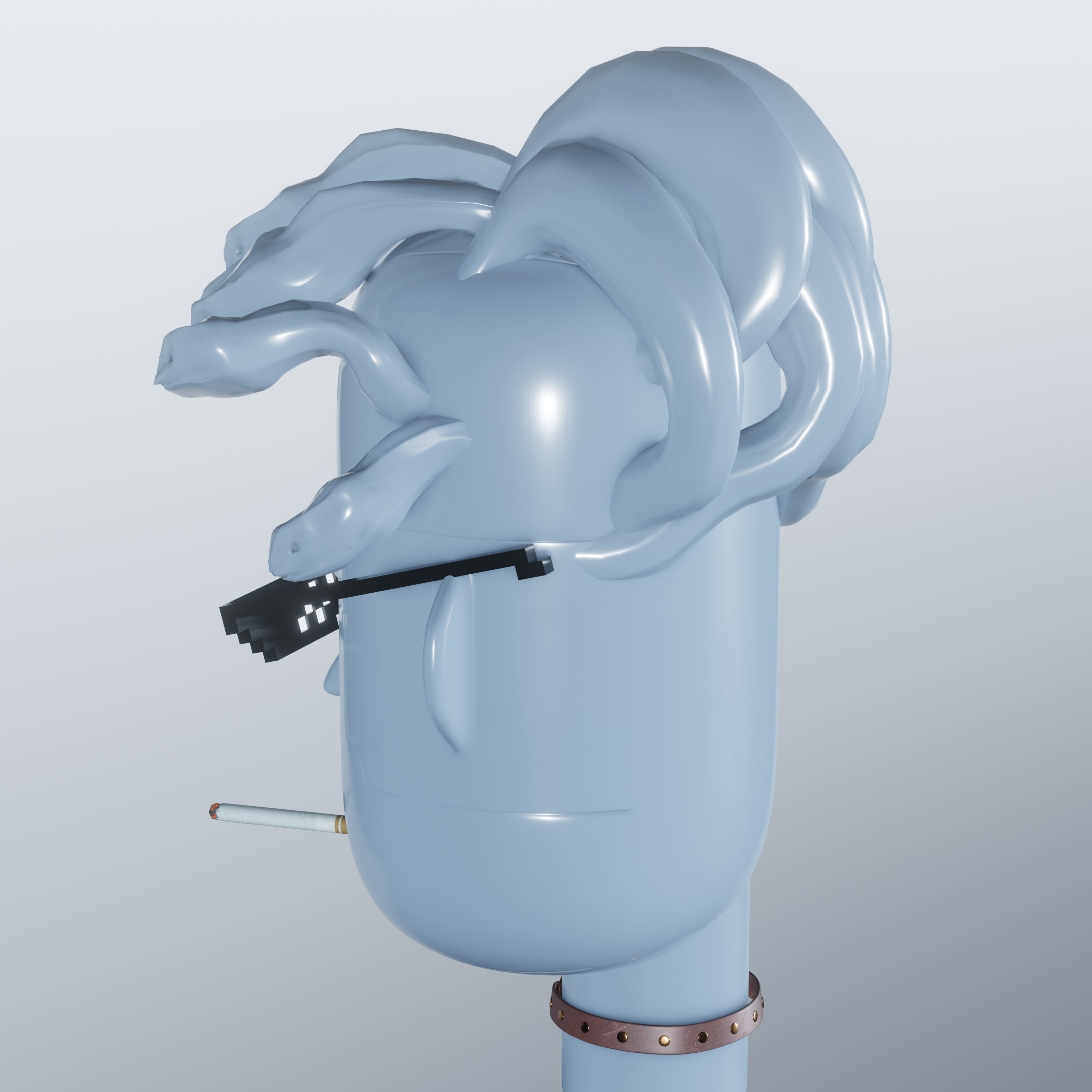 NFT Medusa 3D model | CGTrader