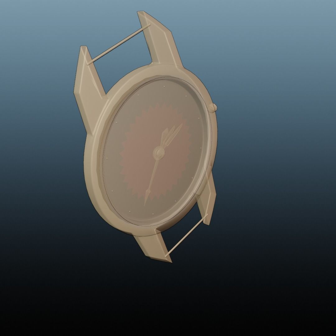 Uhr Watch Animation Lowpoly 3D model | CGTrader