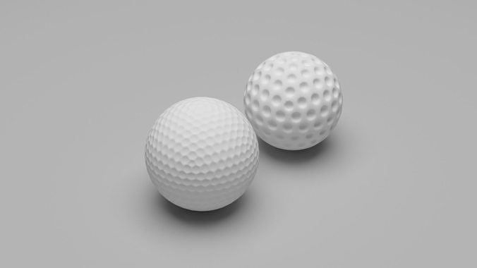 Golf Balls 3D model | CGTrader