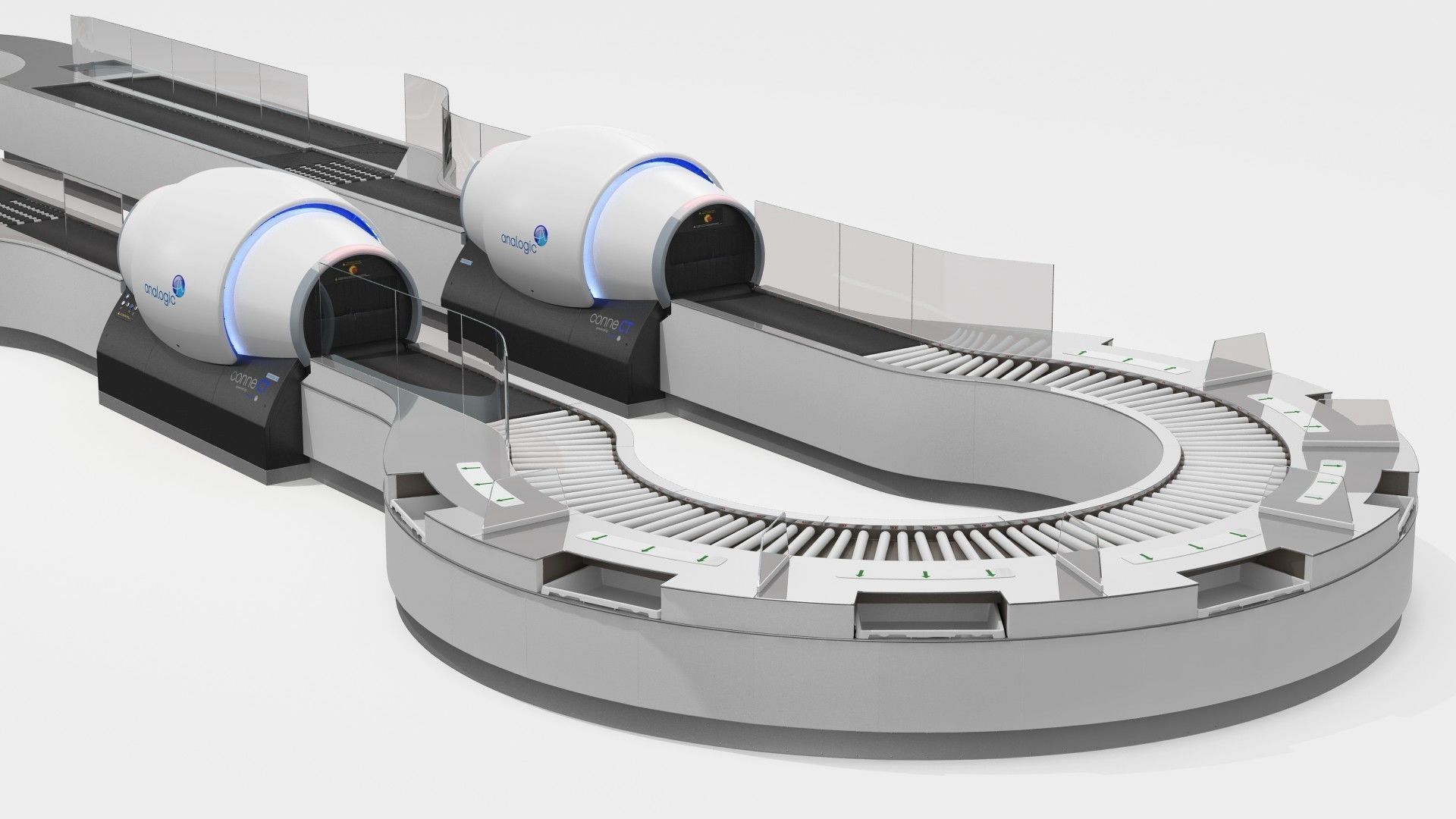 Analogic ConneCT Security System Airport Scanner 3D model | CGTrader