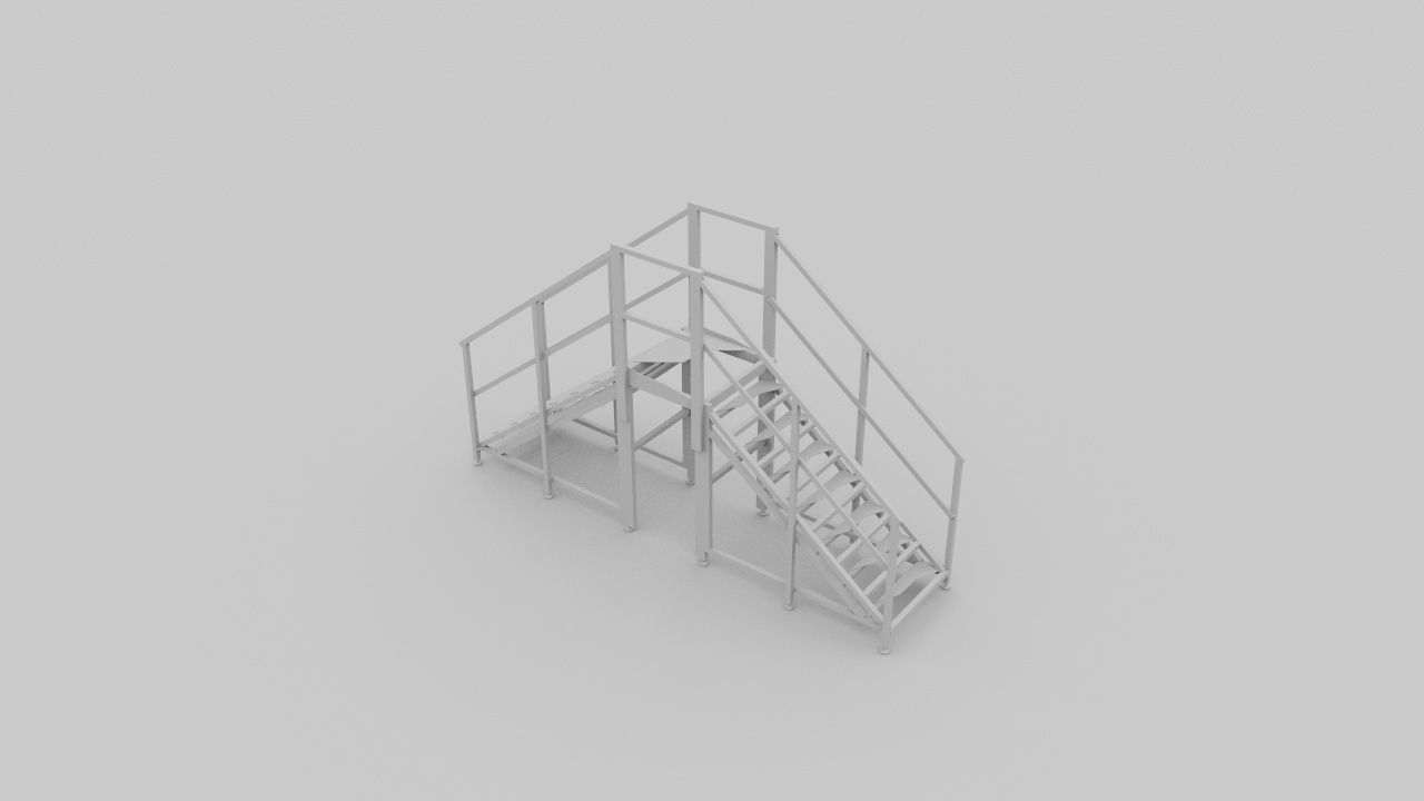 Access Footbridge free VR / AR / low-poly 3D model | CGTrader