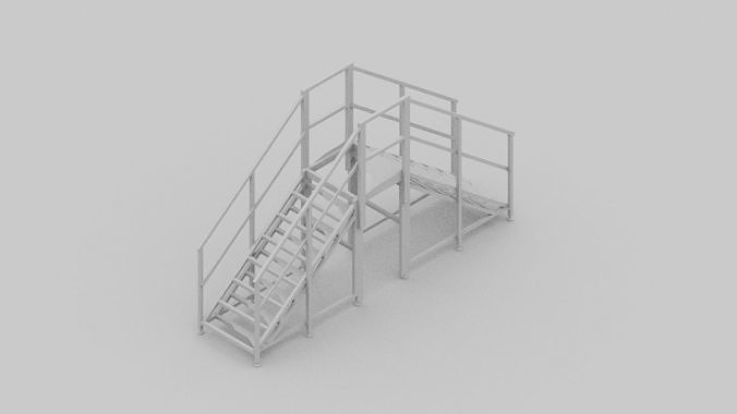 Access Footbridge free VR / AR / low-poly 3D model | CGTrader