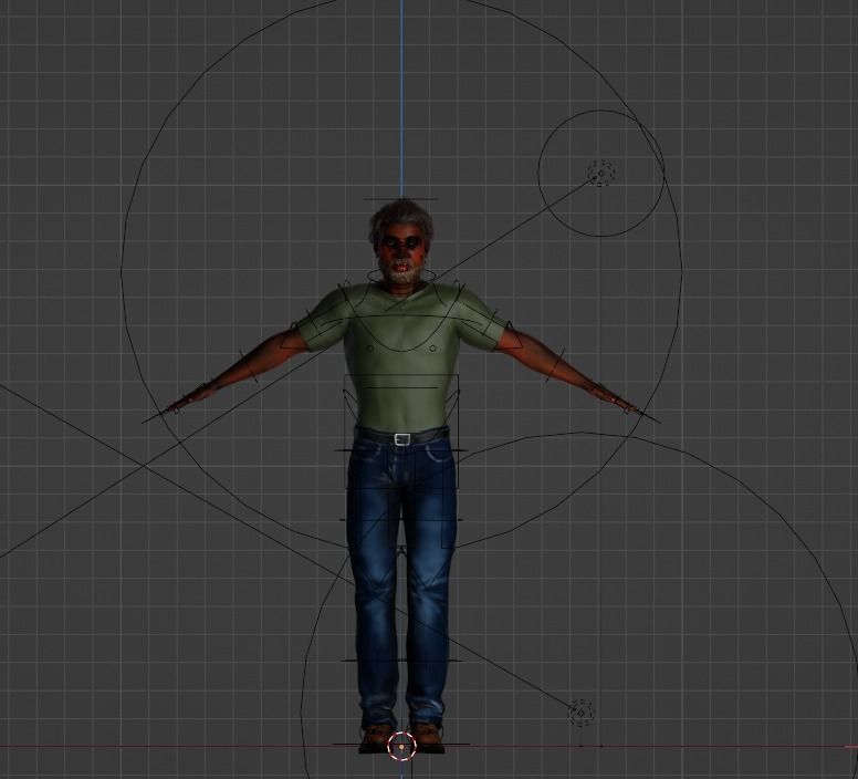 Male realistic character 3D model rigged | CGTrader