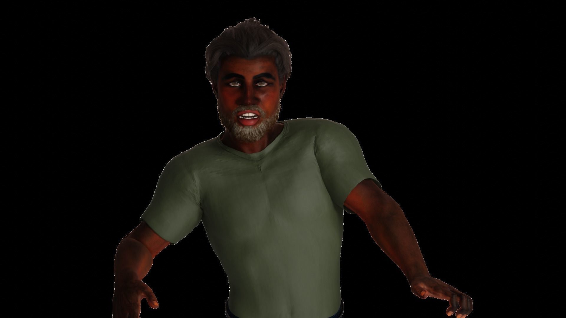 Male realistic character 3D model rigged | CGTrader