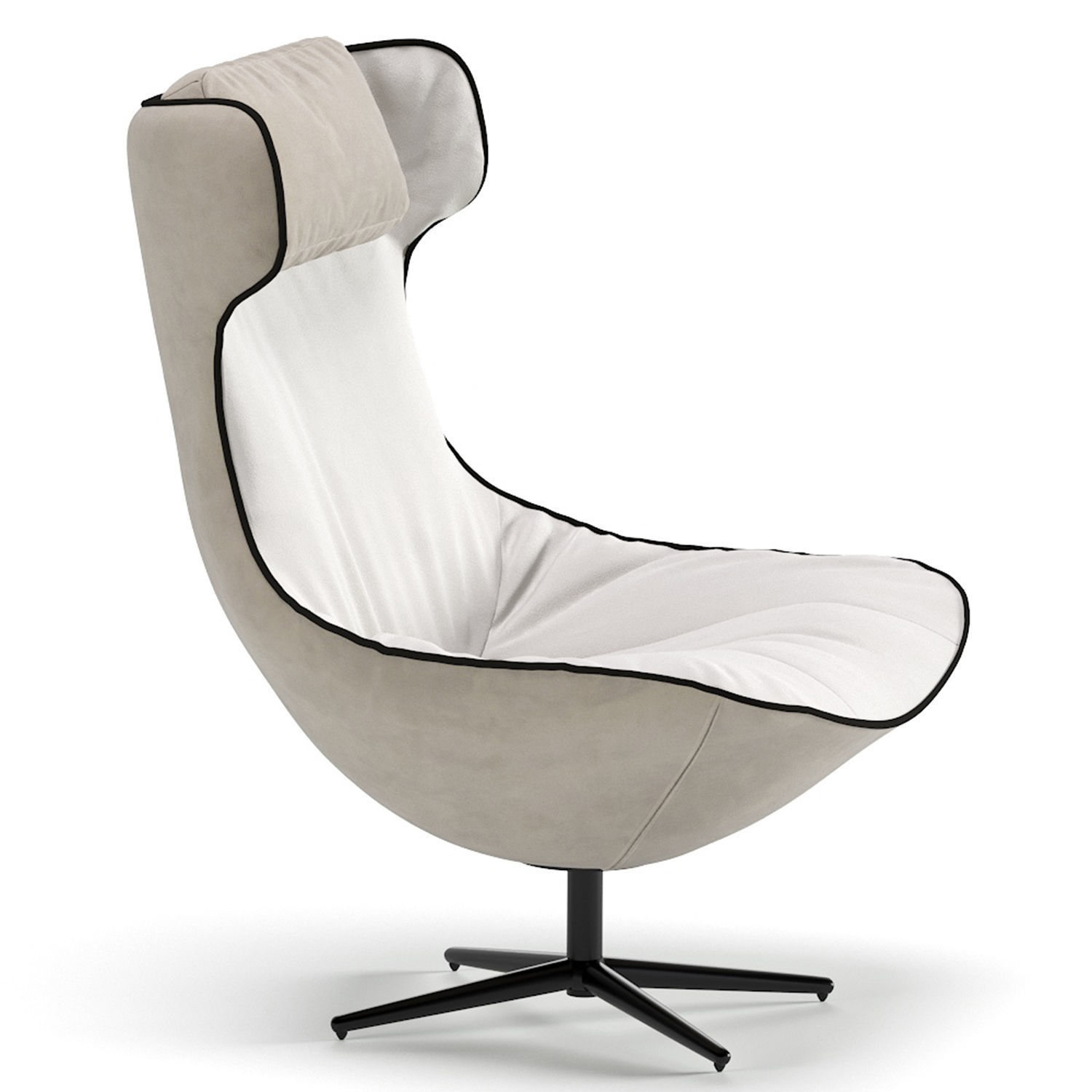 Molinari Dabo Single Armchair 3D model | CGTrader