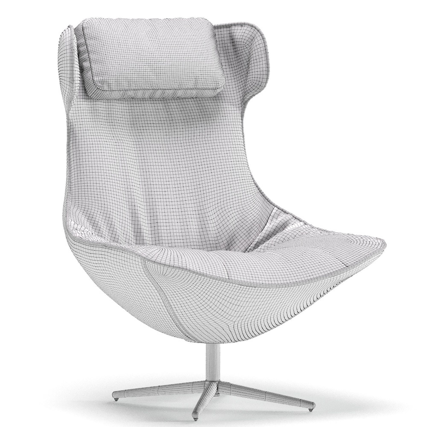 Molinari Dabo Single Armchair 3D model | CGTrader