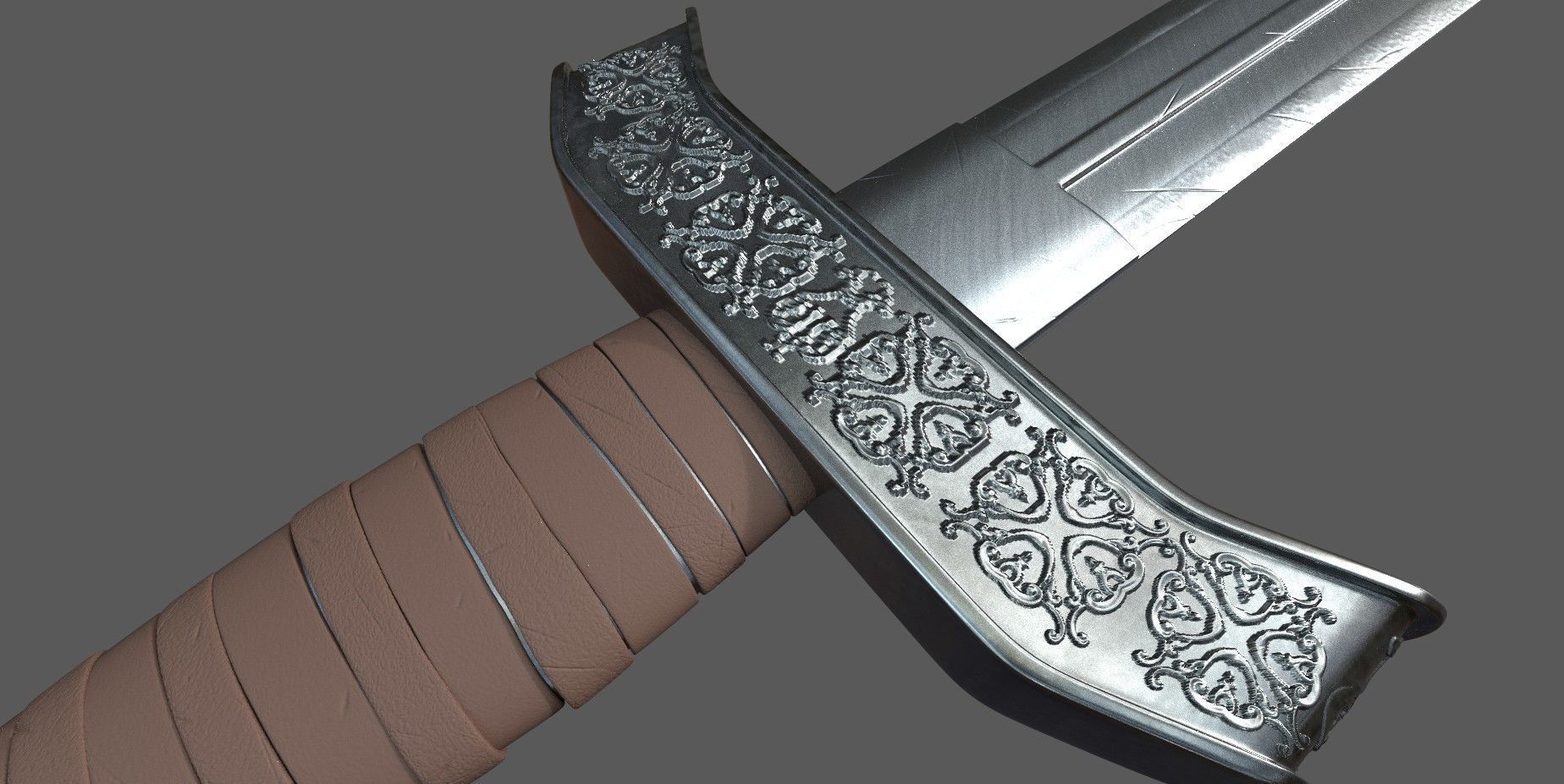 Medieval Sword 3D model | CGTrader