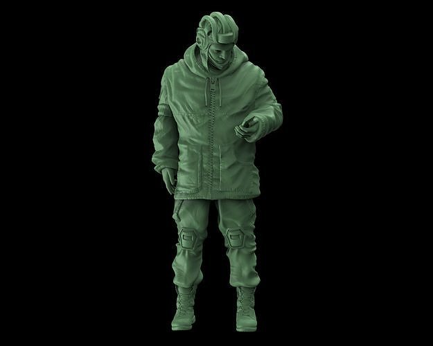 UKRAINIAN Tank Crew 3D model 3D printable | CGTrader